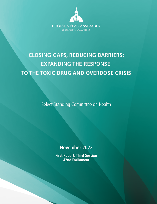 BC Select Standing Committee on Health releases Closing Gaps, Reducing ...