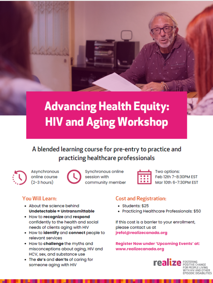 Advancing Health Equity: HIV and Aging Workshop - PAN